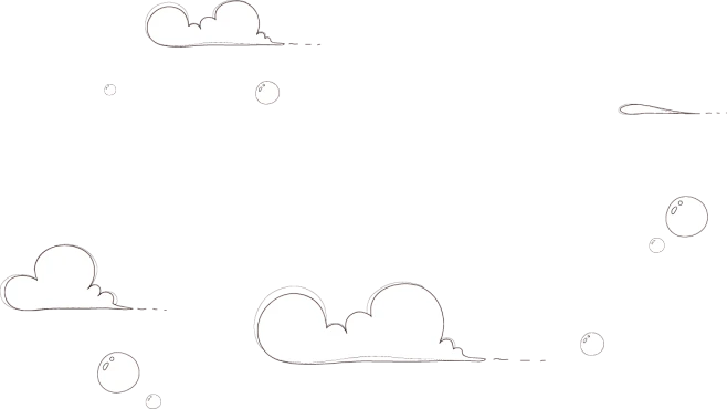 手绘 卡通云-花瓣网