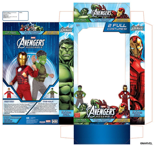 Toy Packaging Design for Marvel Properites-花瓣网