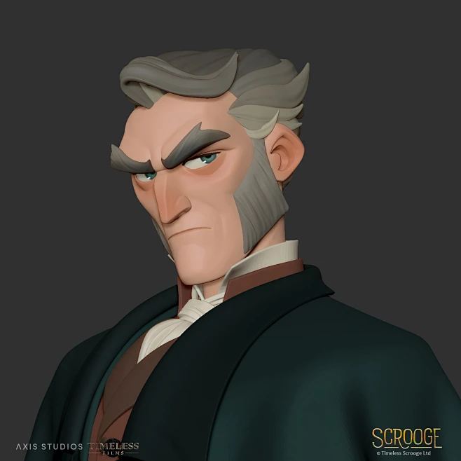 SCROOGE A Christmas Carol- Character Modelling-花瓣网