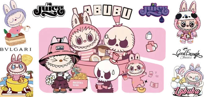 泡泡玛特热门IP：labubu、Molly免抠PNG透明图片下载(5)-花瓣网