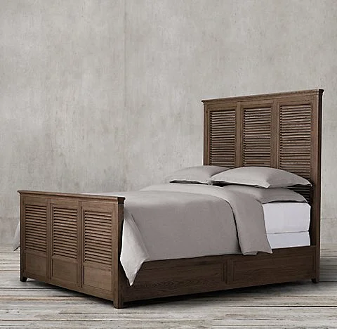 All Wood Beds | RH : RH's All Wood Beds:Those who view the bedroom as ...