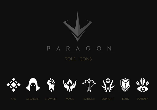 PARAGON - Iconography, UI & HUD - EPIC GAMES : User Interface work for Paragon _命运2 Paragon ...