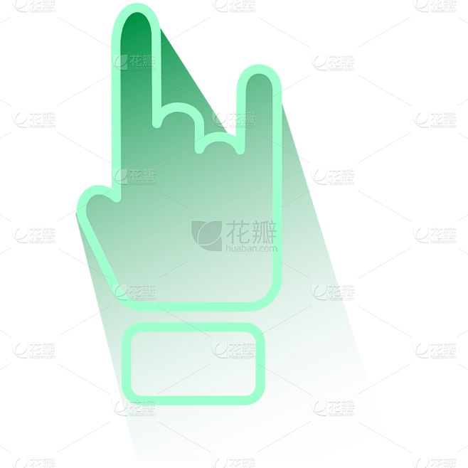 ICON-矢量操作点击手势图标11