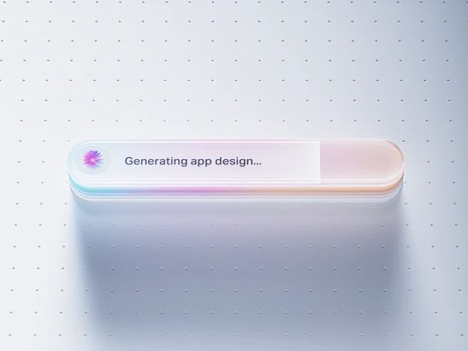 Generating App Design for Imagica AI 3d ai animation bold c4d cg cgi ...