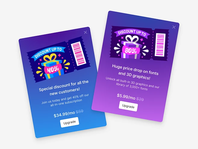 Discount illustrations branding coupon design tools discount flat ...