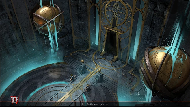 Mage Halls concept art-花瓣网