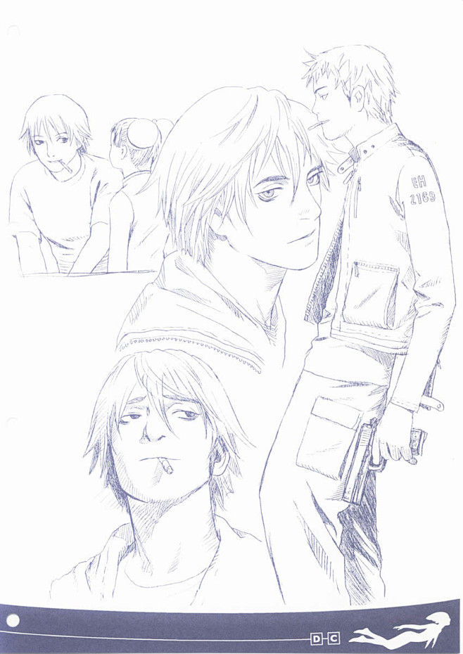 村田莲尔 青の6号 Character filegraphy azure