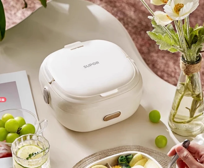 苏泊尔加热饭盒电热保温饭盒可插电上班族自带热饭神器免注水便当-tmall.com天猫-花瓣网