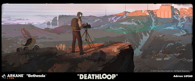 Arkane Studios "Deathloop" Artbook #6-花瓣网