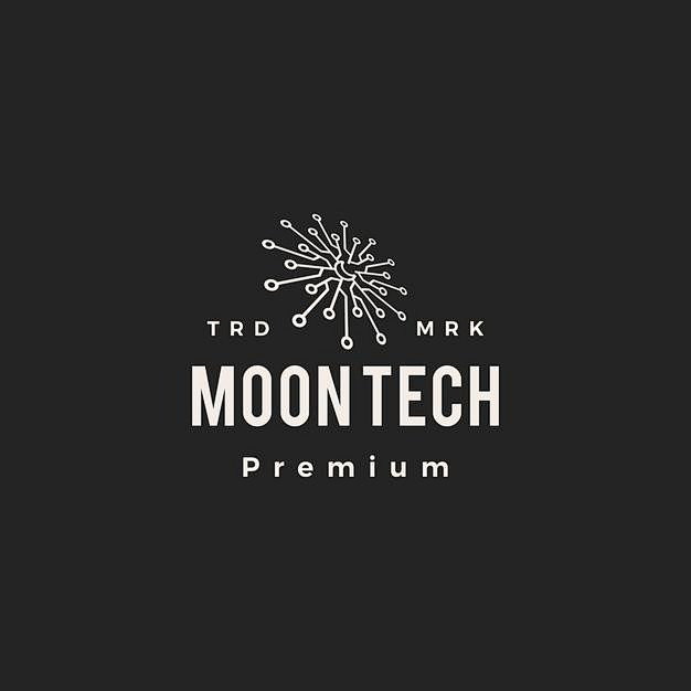 月亮科技新月技术，logo标志矢量图素材