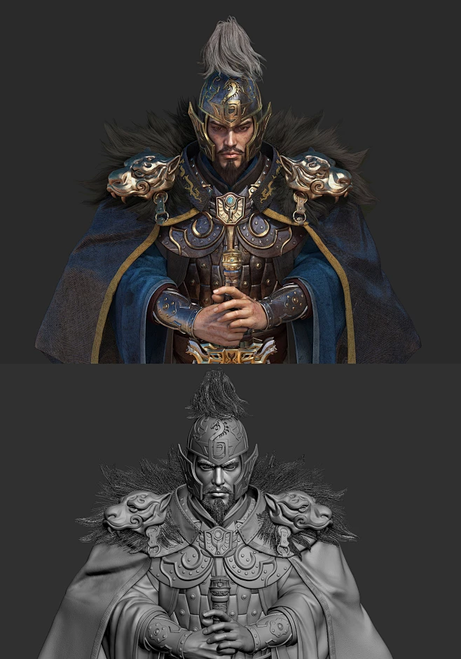 The King, Lin zhang : The King by Lin zhang on ArtStation.图片_中国风格参考图片素材-花瓣网