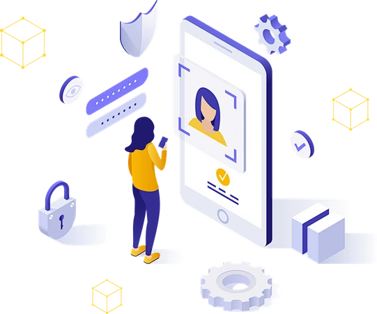 Best Premium Data Protection Illustration download in PNG & Vector ...