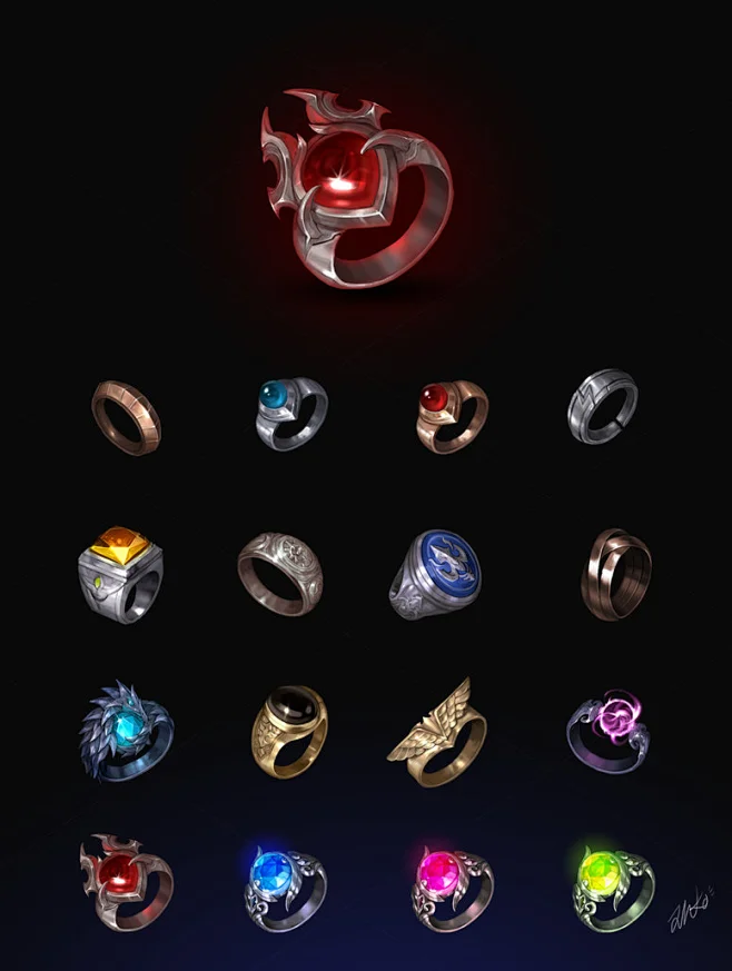 Magic Rings by lalanice-花瓣网