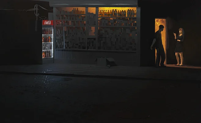 Night shop-花瓣网