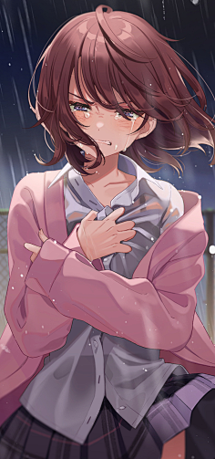 【二次元】伤心这件事，捂住嘴，也会从眼睛里流出来-花瓣网|陪你做生活的设计师 | 我的赞 - 微博