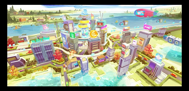 virtual city-花瓣网