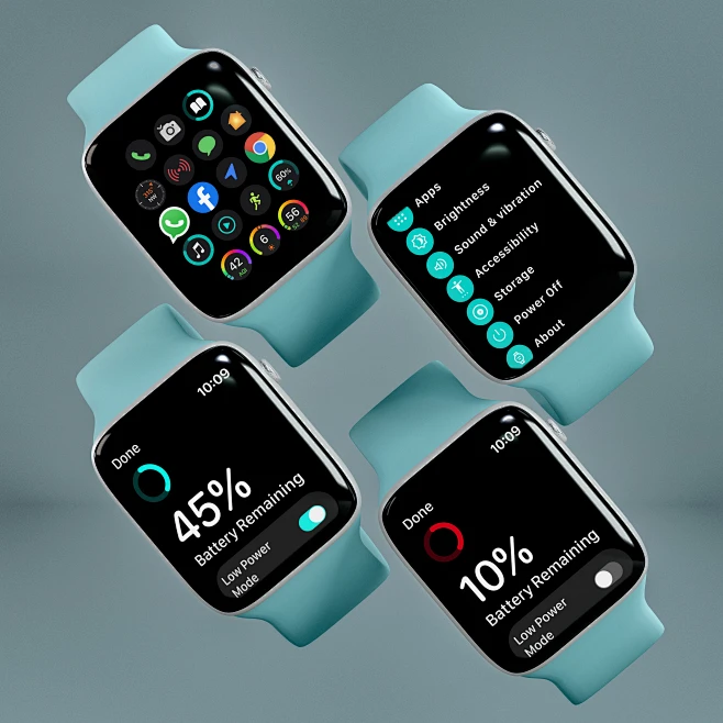 Smart watch UI Design-花瓣网