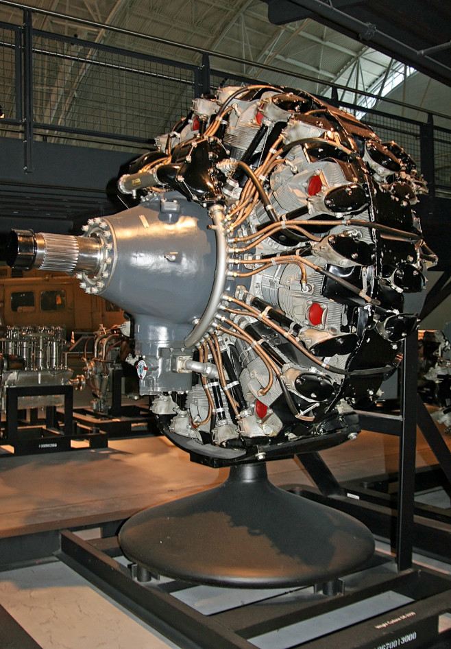 Wright Cyclone GR3350 Radial Engine(E0A8E)