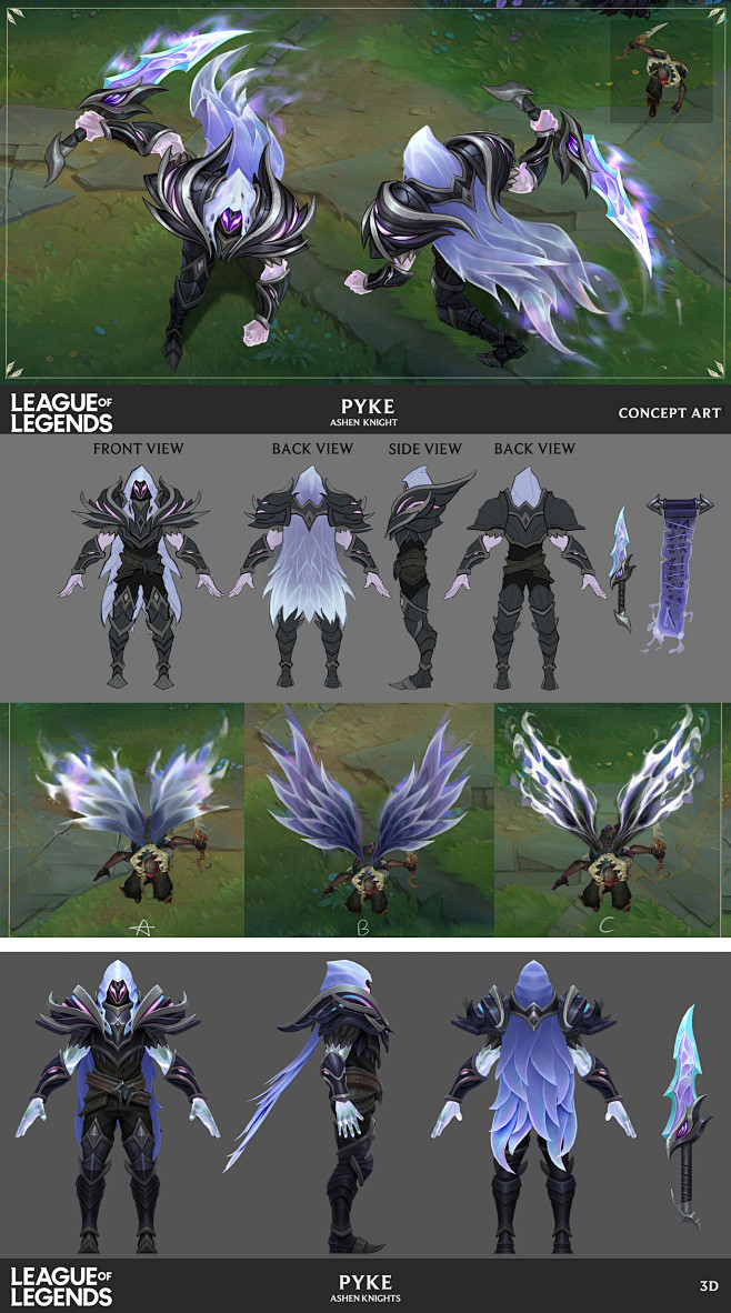 血港鬼影 派克：灰烬骑士——Art：Gi gue