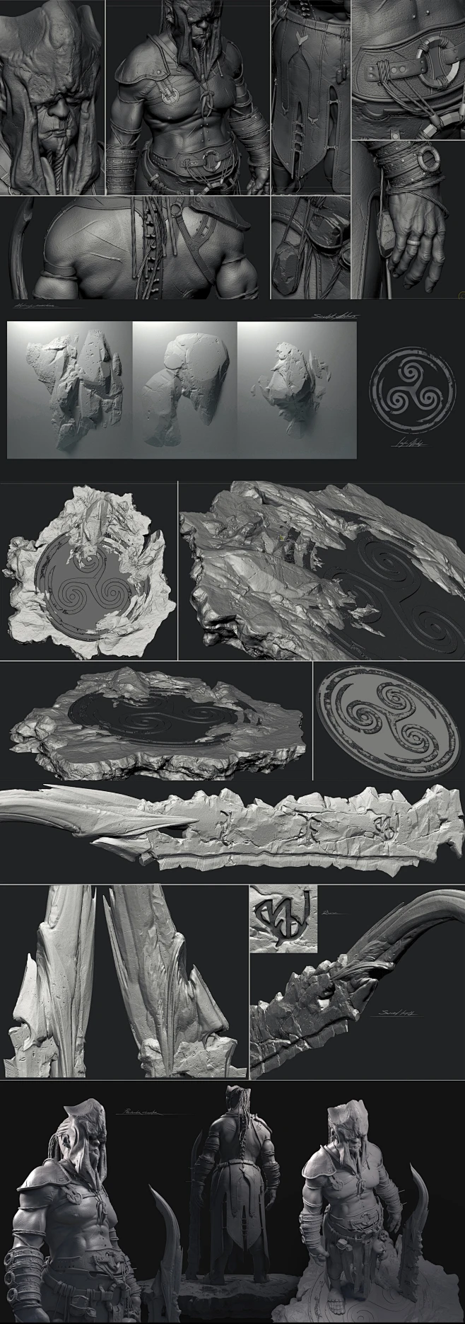 The Frozen Giant, Roman Porozov : Fan art for Hellblade Senua's ...