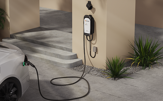 40 amp ev charging station fast charging evse tesla model s charger ...