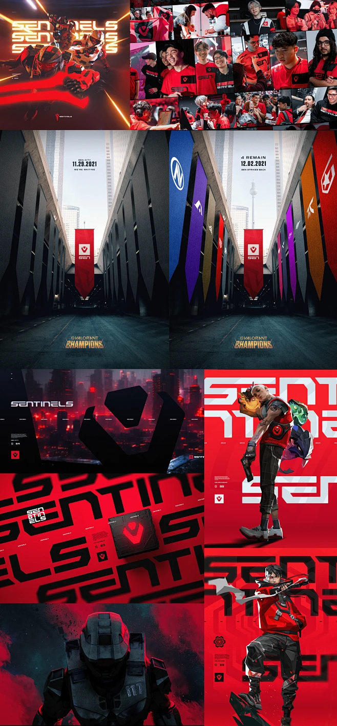 Sentinels Promo Graphics v1 :: Behance-花瓣网