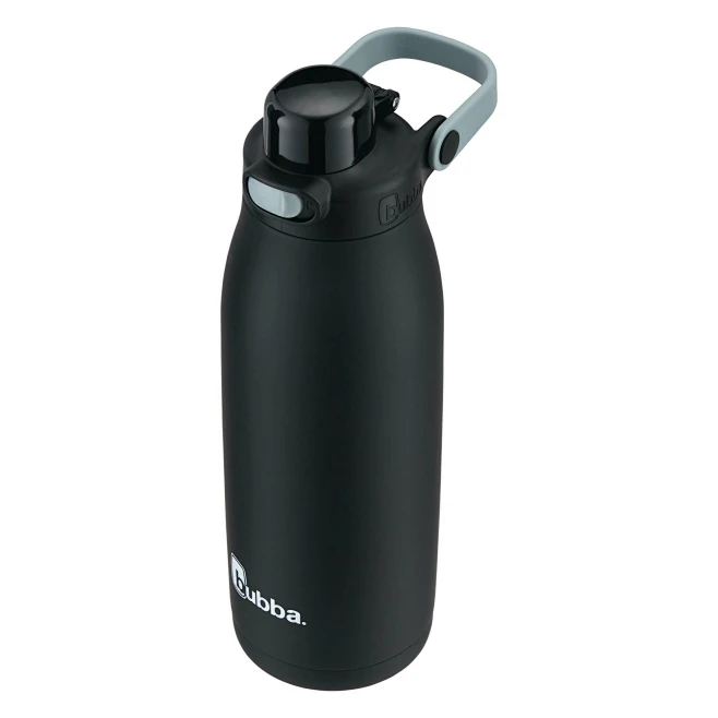 Bubba Radiant Push Button Water Bottle with Straw Rubberized Stainless ...