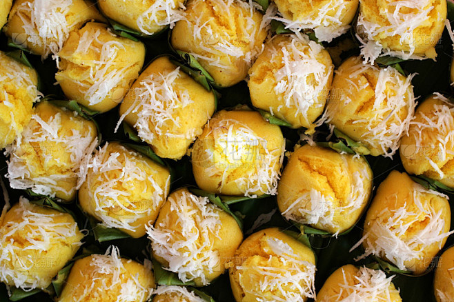 棕榈蛋糕或kanom tarn