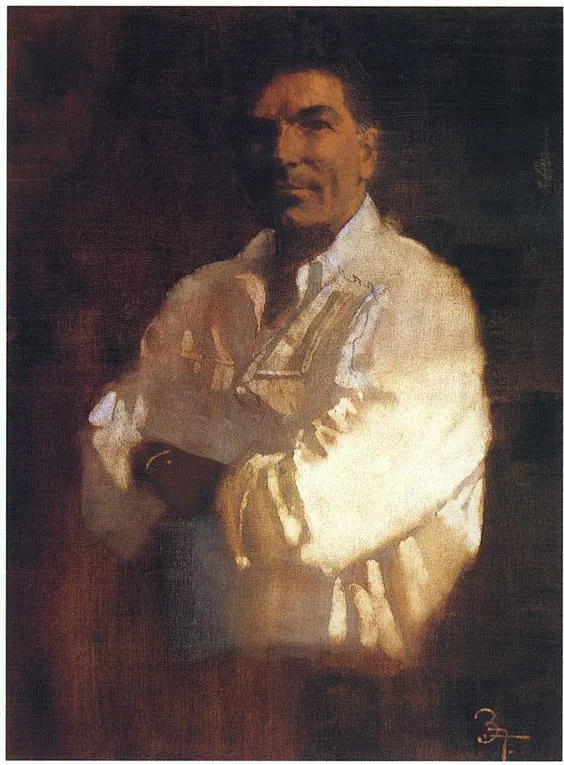Bernie Fuchs, portrait of Hodges Soileau, c.1992.-花瓣网