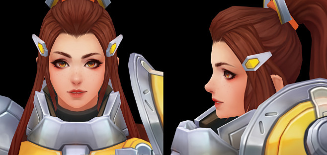 voidd_BRIGITTE_OVERWATCH -3D lowpoly handpainted-joker-y-f1