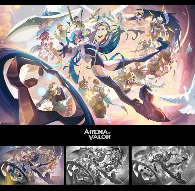 AOV / promotion key art-花瓣网