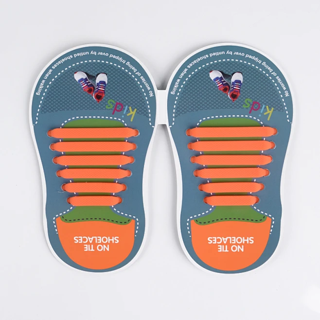 Silicone Tieless Shoelaces No Tie Shoe Laces For Kids - Buy No Tie ...