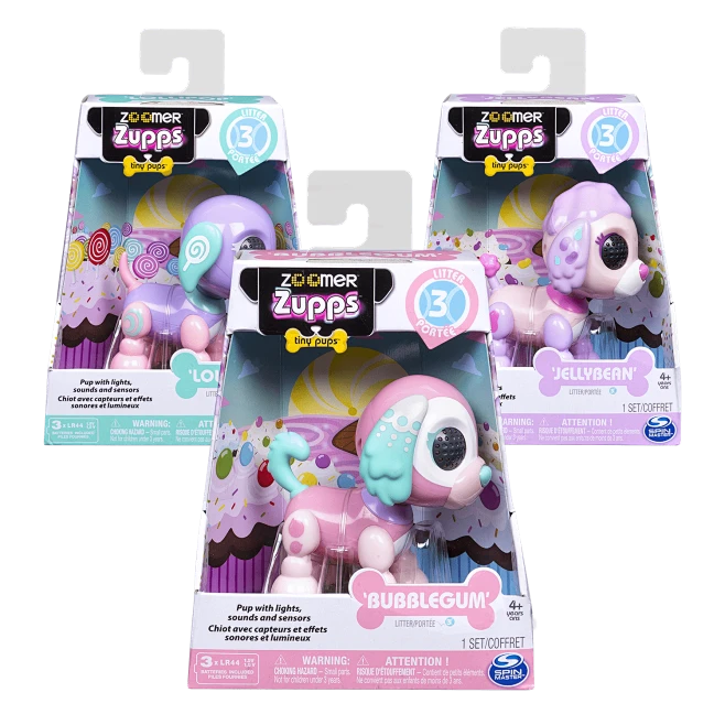 Zoomer Zupps Tiny Pups Toy Packaging Design : Zoomer Zupps Tiny Pups ...