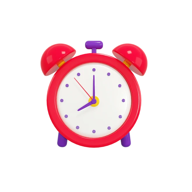 clock red-花瓣网