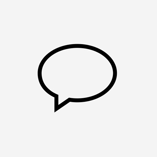 语音气泡按钮引用图标_88ICON https://88icon.com 语音气泡 按钮 引用 语句 思想 评论 应用图标瘦