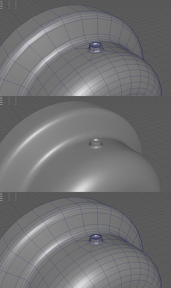 几何体布线/多边形布线/建模/C4D/3D