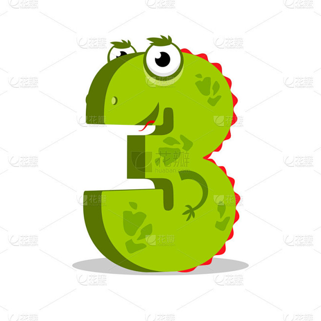 英语字母表编号 3。Third.Three