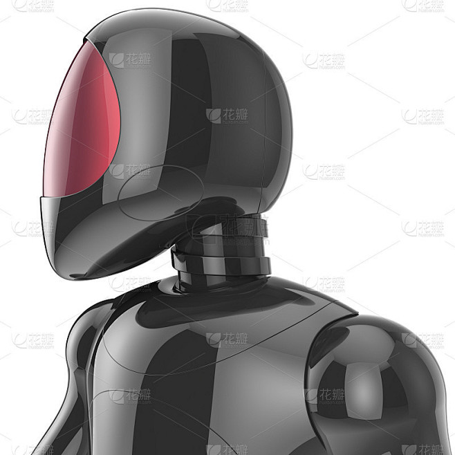 电子机器人未来机器人假人黑色金属概念