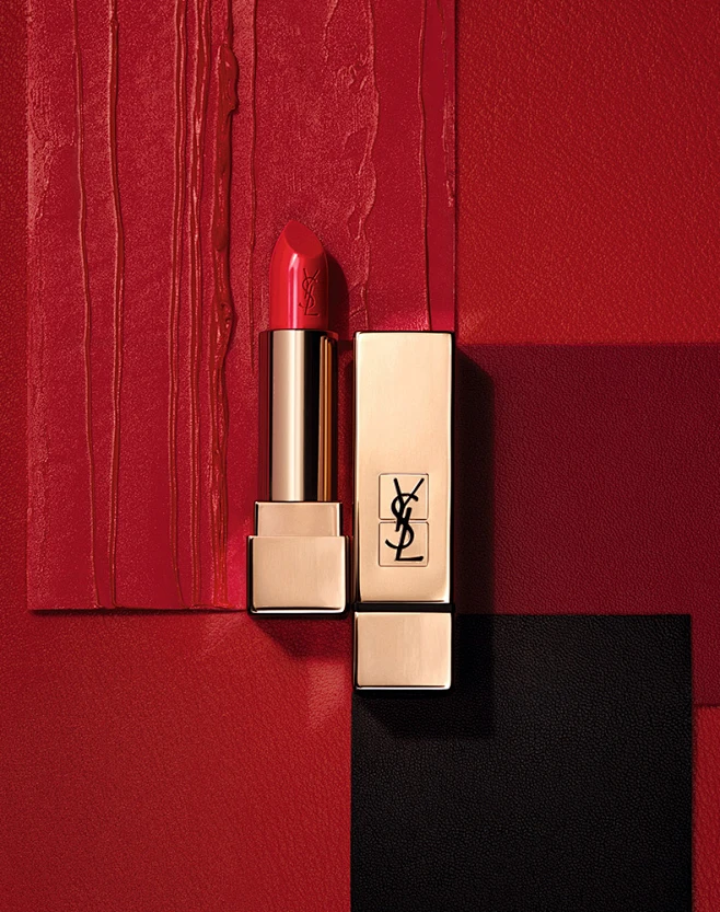 【专属刻字】YSL圣罗兰纯口红方管两支装礼盒 正红1星星色52盖子-tmall.com天猫-花瓣网
