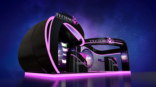 Techno Booth-花瓣网