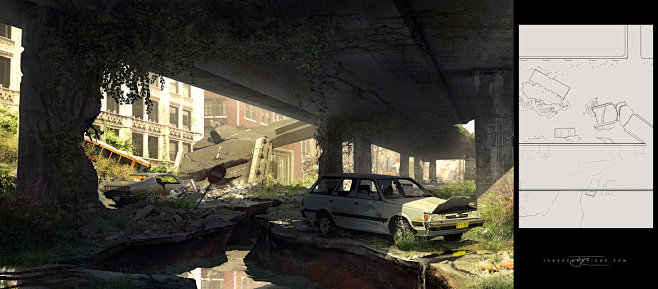 废土场景原画废土气氛图来自cgbook.cn (1261)