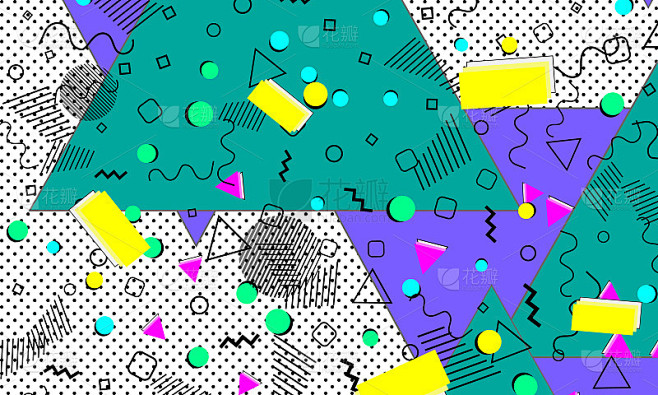 Pop art color background. pattern