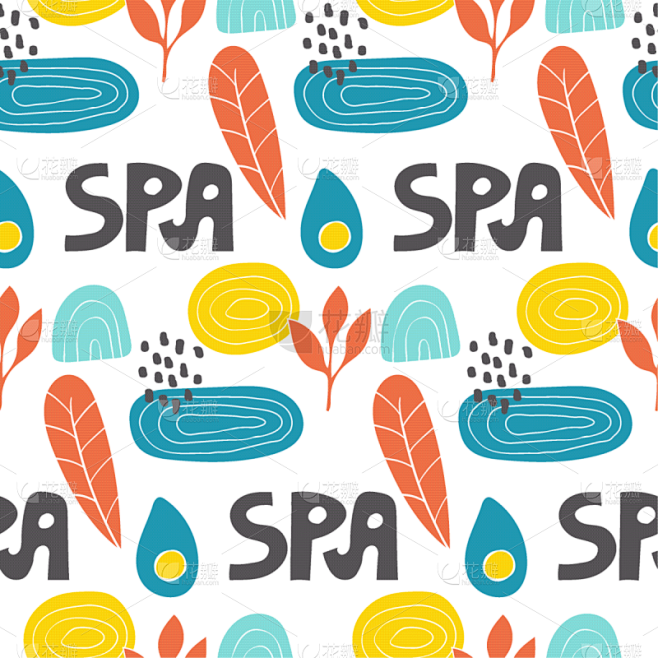 abstract spa salon background