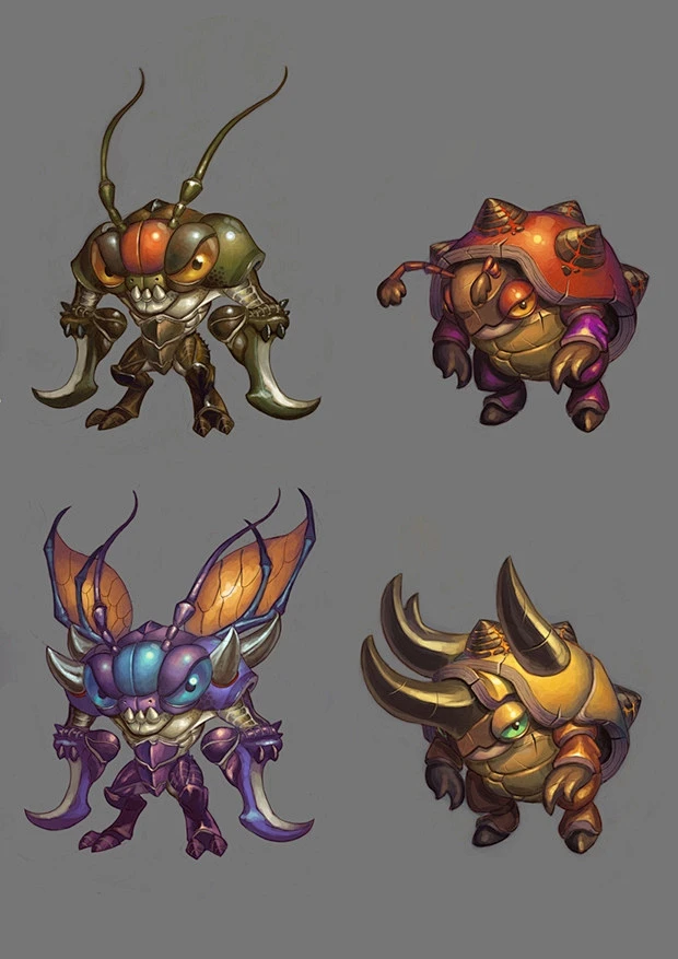 Pet design on MU ONLINE图片_萌萌小怪物图片素材-花瓣网