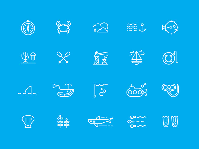 Ocean Icons