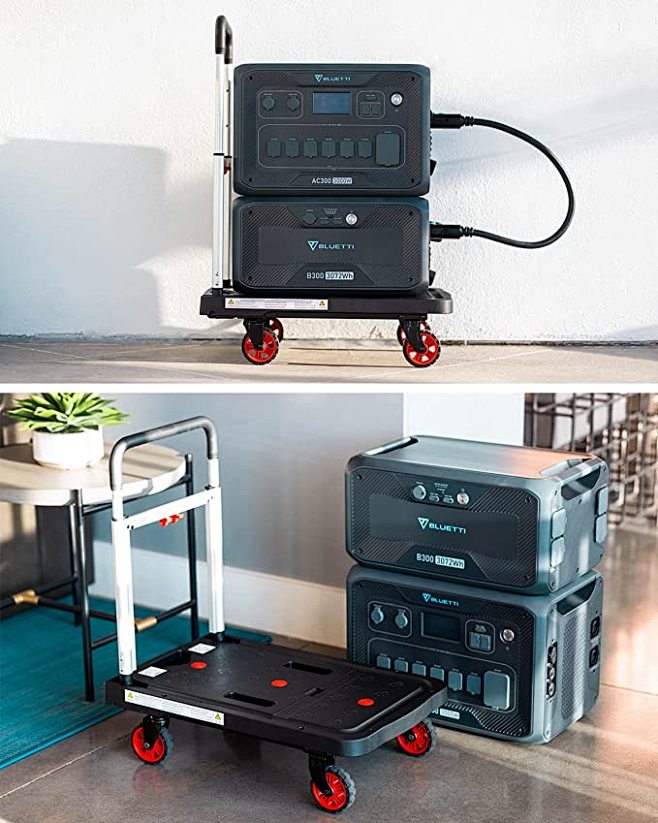 Amazon.com: BLUETTI Trolley Cart for AC200P AC200MAX AC300 B300 B230 ...