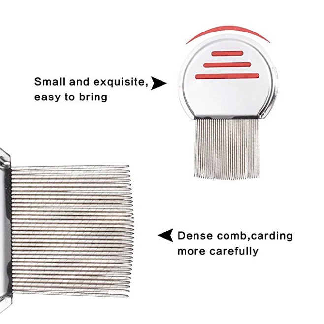 Amazon.com : OWUDE Pet Head Hair Lice Comb - for Fast Nits and Lice ...