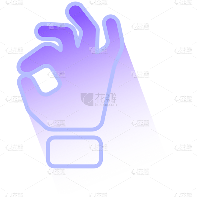 ICON-矢量操作点击手势图标2