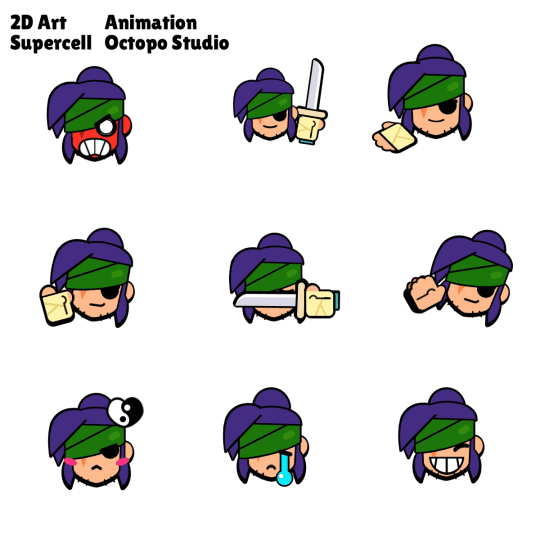 Brawl Stars U57 - 2d animation-花瓣网