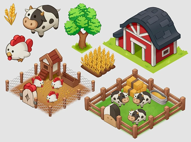 Farm Game Props, Kamona Tran : Farm Game Props by Kamona Tran on ...